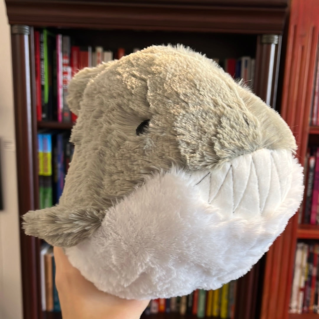 mini squishable great white shark – Sour Cherry Comics
