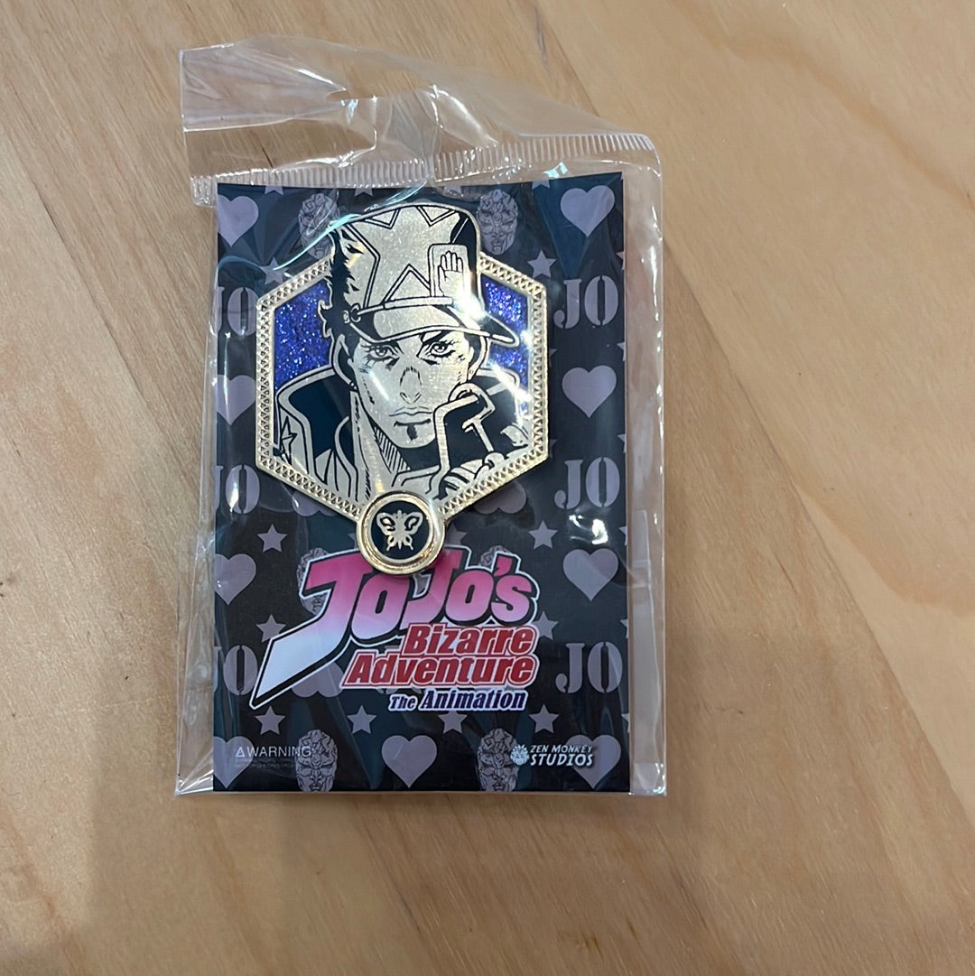 JJBA Jotaro enamel pin – Sour Cherry Comics